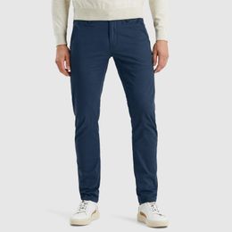 PME-Legend PME LEGEND Herren Chinohose "TWIN WASP CHINO LEFT HAND STRETCH TWILL", blau, Gr. 33, unifarben, Canvas, Obermaterial: 98% Baumwolle, 2% Elasthan,