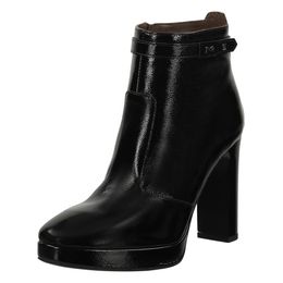 Nero Giardini Damen High-Heel-Stiefelette "Nero Giardini Stiefelette Leder", Gr. 40schwarz lack, Leder, Schuhe