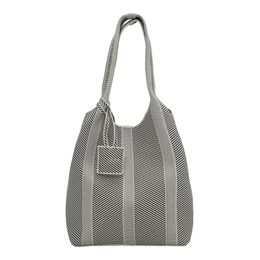 Ilse Jacobsen Schultertasche 'KNITTY01' Damen Gr&ouml;&szlig;e One Size grau / offwhite