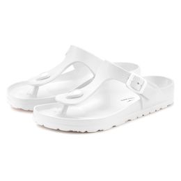 Venice Beach Damen Badezehentrenner "Badeschuhe, Badelatsche", Gr. 42, wei&szlig;, Obermaterial: 100% Synthetik. Decksohle: 100% Synthetik. Futter: 100%