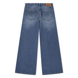 LEVI'S KIDS M&auml;dchen High-waist-Jeans "LVG HIGH RISE BAGGY", blau, Gr. 12, Denim/Jeans, Obermaterial: 69% Baumwolle, 26% Polyester, 4% Viskose, 1%