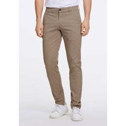 LINDBERGH Herren Chinos "Chinos Slim Fit", beige, Gr. 38, unifarben, Obermaterial: 98% Baumwolle, 2% Elasthan, Hosen