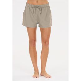 ENDURANCE ATHLECIA ATHLECIA Damen Shorts "Resort V2"taupe, Gr. 42, unifarben, 55% Leinen, 45% Viskose, Hosen, atmungsaktiv