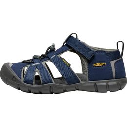 Keen Jungen Sandale "SEACAMP II CNX", Gr. 35, blau, Synthetik, Schuhe