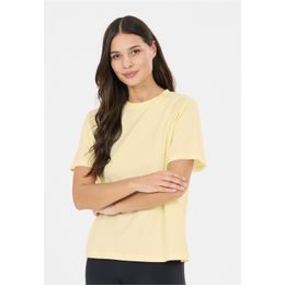 ENDURANCE ATHLECIA ATHLECIA Damen T-Shirt "Lexy", gelb, Gr. 42, unifarben, 95% Baumwolle, 5% Elasthan, Shirts, in atmungsaktiver Qualit&auml;t