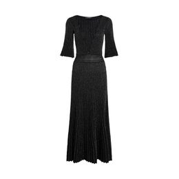 K by KARL LAGERFELD Karl Lagerfeld Kleid Damen Gr&ouml;&szlig;e 40 schwarz / silber Winterkleid