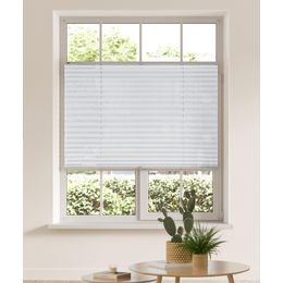 Plissee OTTO HOME, B:50cm H:130cm, wei&szlig;, Obermaterial: 100% Polyester, Badezimmer, Plissees, "LAHOLM", Fixma&szlig;, Bestseller mit &uuml;ber 4000-Bewertungen,