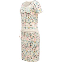 Ragwear Damen Minikleid "Baomi Print YOUMODO", bunt, Gr. L, Sweatware, Material: 100% Baumwolle, Kleider, Gemustertes kurzes Sommerkleid mit