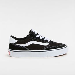Vans Damen Sneaker "Brooklyn LS", Gr. 38,5, schwarz-wei&szlig;, Leder, Schuhe