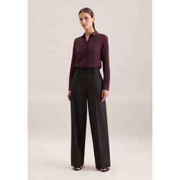 Stoffhose Seidensticker, Damen, Gr. 42, Normalgr&ouml;&szlig;en, schwarz, 52% Wolle, 44% Polyester, 4% Elasthan, unifarben, Hosen Stoffhose