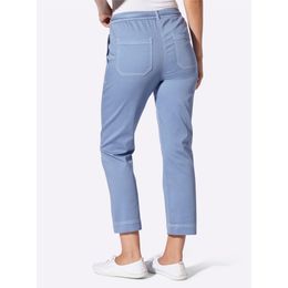Classic Basics Damen 7/8-Jeans, blau, Gr. 40, unifarben, 98% Baumwolle, 2% Elasthan, Jeans