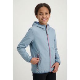 Killtec Kinder Funktionsjacke "KOS 156 GRLS JCKT"hell ocean, Gr. 128, Obermaterial: 100% Polyester, Jacken, wasserdicht, winddicht, &Uuml;bergangsjacke,