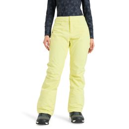 Roxy Damen Snowboardhose "Backyard 10K", gelb, Gr. XL, Obermaterial: 100% Polyester., Hosen