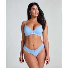Hunkem&ouml;ller HUNKEM&Ouml;LLER Damen Hipster "Lola Brazilian", Gr. Mblau, 76% Polyamid, 24% Elasthan, Unterhosen