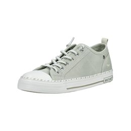 Mustang Shoes Damen Sneaker "Mustang Shoes Sneaker Textil", Gr. 38, beige, Textil, Schuhe