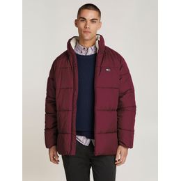 Tommy Jeans Herren Steppjacke "TJM POLY PUFFER EXT", rot, Gr. M, Web, Obermaterial: 100% Polyamid. Futter: 100% Polyester. Wattierung: 100%
