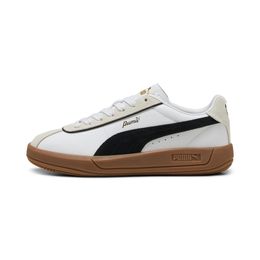 Puma Damen Sneaker "CLUB KLASSIKA", Gr. 38, wei&szlig;, Leder, Schuhe, Obermaterial aus Leder, Innenmaterial aus Textil