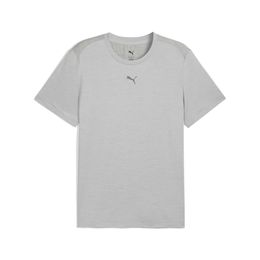 Puma Herren Trainingsshirt "CLOUDSPUN T-Shirt Herren"light gray heather, Gr. S, Obermaterial: 6% Elasthan, 94% Polyester, Shirts