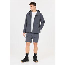 WHISTLER Herren Outdoorjacke "Liel"dunkelgrau, Gr. 4XL, unifarben, 100% Polyester, Jacken, Getapte N&auml;hte