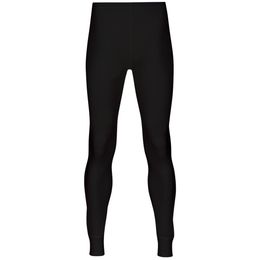 TRIGEMA Damen Lange Unterhose "TRIGEMA Lange Ski/Sport Funktionshose aus Merinowolle", Gr. XL, schwarz, 80% Wolle (Merinowolle), 20% Polyamid,