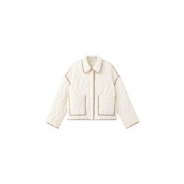 Mango Jacke 'Zigzag' Damen Gr&ouml;&szlig;e M creme / hellbraun