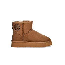 O`Neill O'NEILL Damen Winterstiefel "BESIANA PLATFORM WOMEN MID", Gr. 39, braun, Synthetik, Schuhe, Winterschuhe, Winterboots, Snowboots mit Plateau-Sohle