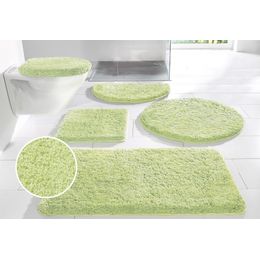 Badematte OTTO HOME, H:30mm, gr&uuml;n, Polyester, Badematten, "Sanremo Standard, Badvorleger, Badezimmer Teppich, sehr weich", Badteppich, unifarben,