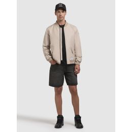 Khujo Herren Collegejacke "MAHT", beige, Gr. S, unifarben, Web, 80% Polyester, 20% Nylon, Jacken