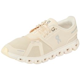 Sneaker On RUNNING "CLOUD 6", Damen, Gr. 36, castor{ivory, Synthetik, Schuhe Sneaker