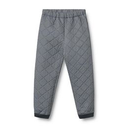Wheat M&auml;dchen Thermohose "Thermo Pants Alex", grau, Gr. 98, unifarben, Web, Obermaterial: 100% Polyester, Hosen, mit Reflektoren, wasserabweisend