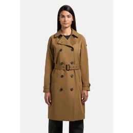 Khujo Damen Trenchcoat "Rula2"hellgr&uuml;n, Gr. XXL, Obermaterial: 65% Baumwolle, 35% Polyester. Innenfutter: 95% Polyester, 5% Elasthan, M&auml;ntel,