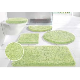 Badematte OTTO HOME, H:30mm, gr&uuml;n, Polyester, Badematten, "Sanremo Standard, Badvorleger, Badezimmer Teppich, sehr weich", Badteppich, unifarben,