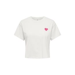 Only Damen T-Shirt "T-Shirt ONLBRIANNA LIFE O-NECK TOP BOX 1er Pack", wei&szlig;, Gr. XL, Obermaterial: 100% Baumwolle CO., Shirts