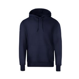 TRIGEMA Herren Kapuzensweatshirt "TRIGEMA Hoodie aus Sweatqualit&auml;t", blau, Gr. M, 70% Baumwolle, 30% Polyester, Sweatshirts