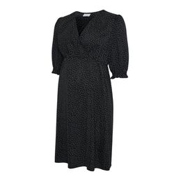 Mamalicious Umstand Kleid 'MLDOTTY TESS' Damen Gr&ouml;&szlig;e 40 schwarz / wei&szlig; Winterkleid