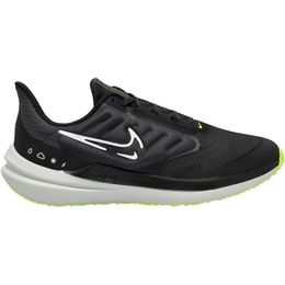 Nike Damen Laufschuh "AIR WINFLO 9 SHIELD WEATHERIZED", Gr. 37,5, schwarz-wei&szlig;, Synthetik, Textil, Schuhe
