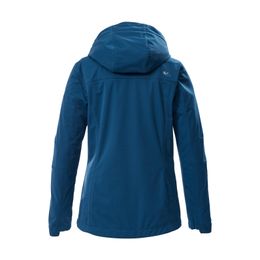 Killtec Damen Softshelljacke "KOS 69 WMN SFTSHLL JCKT", blau, Gr. 42, Oberseite: 100% Polyester.R&uuml;ckseite: 100% Polyester, Jacken, Winddichte,