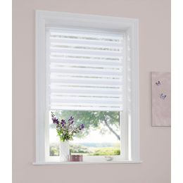 Doppelrollo OTTO HOME, B:40cm H:150cm, wei&szlig;, Polyester, Rollos, "MARANO", Rollo, Fixma&szlig;, Bestseller mit Klemmtr&auml;gern, f&uuml;r Fenster & T&uuml;r