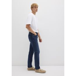 Mavi Herren Straight-Jeans "MARCUS"schwarz brushed ultra move, Gr. 36, 99% Baumwolle, 1% Elasthan, Jeans, Slim Straight Jeans