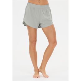ENDURANCE ATHLECIA Shorts ATHLECIA "Lundvik", Damen, Gr. 36, EURO-Gr&ouml;&szlig;en, grau, 90% Polyester, 10% Elasthan, unifarben, Hosen Shorts, atmungsaktiv