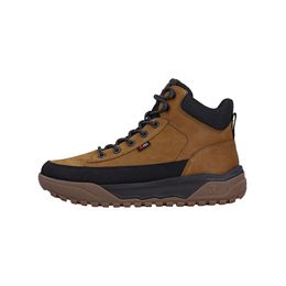 Rieker Herren Schn&uuml;rstiefelette "Rieker Stiefelette Lederimitat", Gr. 41, braun, Lederimitat, Schuhe