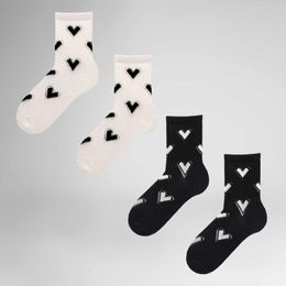 Hudson Damen Socken "Socke Hearts 2-Pack", Gr. 35, bunt, Obermaterial: 70% Baumwolle CO. 28% Polyester PES. 2% Elasthan EL., Socken