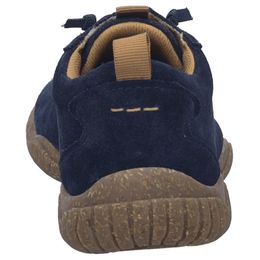 Josef Seibel Damen Barfu&szlig;schuh "Wynona 01", Gr. 39, blau, Veloursleder, Schuhe, Slipper, Schlupfschuh, Komfortschuh in Weite G (=weit)
