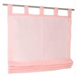 Raffrollo HEINE HOME, B:45cm H:140cm, rosa, Raffrollos