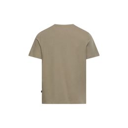 Camel Active Herren T-Shirt, beige, Gr. S, bedruckt, Jersey, Obermaterial: 100% Baumwolle, Shirts, normale Passform, Kurzarm-Design, bedruckte Optik