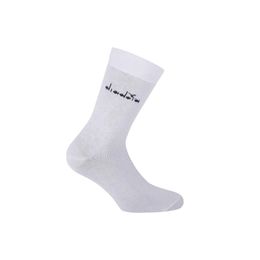 Diadora Herren Kurzsocken "Socken 12er Pack", Gr. 43, wei&szlig;, Obermaterial: 80% Baumwolle CO. 18% Polyester PES. 2% Elasthan EL., Socken