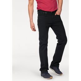 Levi's LEVI'S Herren Straight-Jeans "501 LEVI'S ORIGINAL", schwarz, Gr. 30, overdyed, Denim/Jeans, Obermaterial: 100% Baumwolle, Jeans, mit Markenlabel