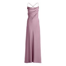 Vera Mont Damen Abendkleid "Damen mit Wasserfallausschnitt", lila, Gr. 32, Obermaterial: 97% Polyester, 3% Elasthan; Futter: 100% Polyester, Kleider