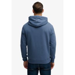 Superdry Herren Kapuzensweatshirt "Essential Logo Classic Hood"vintage indigo, Gr. XXXL, unifarben, angeraute Sweatware, Obermaterial: 70% Baumwolle,