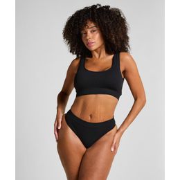 Hunkem&ouml;ller HUNKEM&Ouml;LLER Damen Hipster "Brazilian Dianne", Gr. Lschwarz, 92% Polyamid, 8% Elasthan, Unterhosen